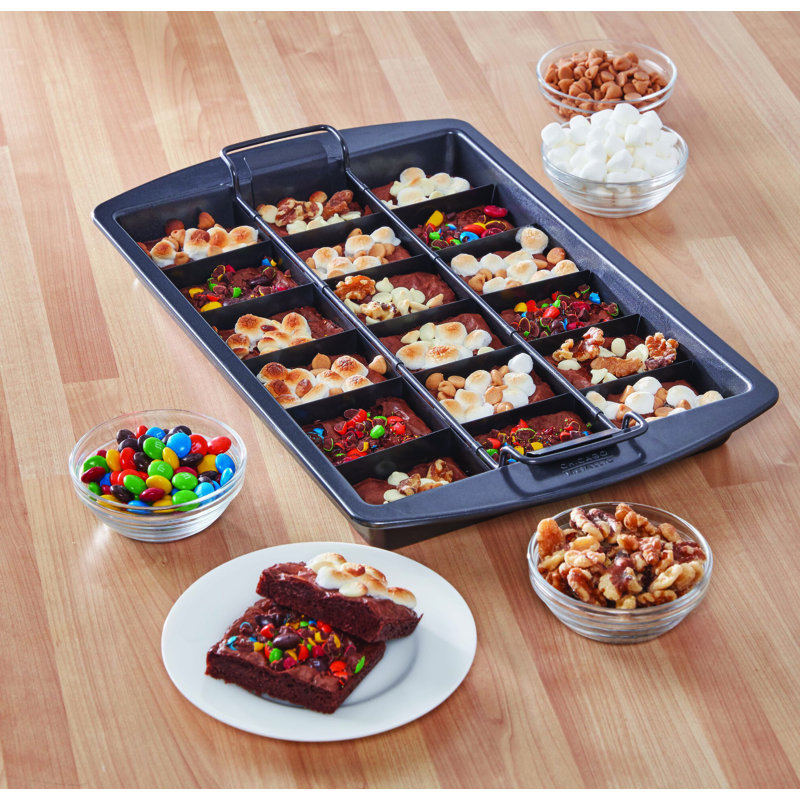 Chicago Metallic Professional Slice Solutions Brownie Pan & Reviews | Wayfair
